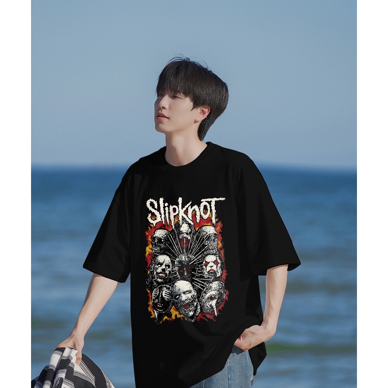 Jual PUERTO Kaos Pria Distro Original 100% Slipknot gaya hip hop band ...