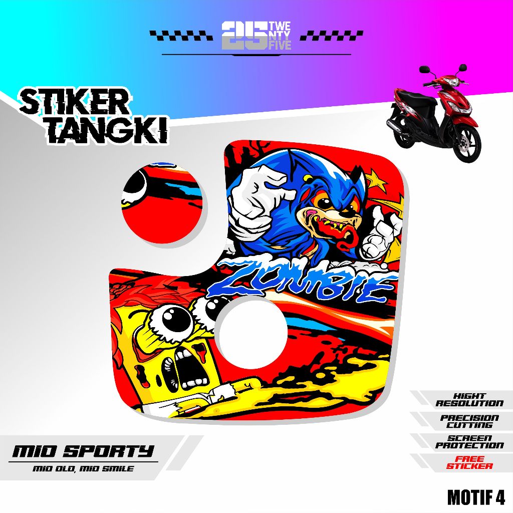 Jual STICKER TANGKI MIO SPORTY,MIO SMILE,MIO OLD,MIO SOUL KARBU, STIKER ...
