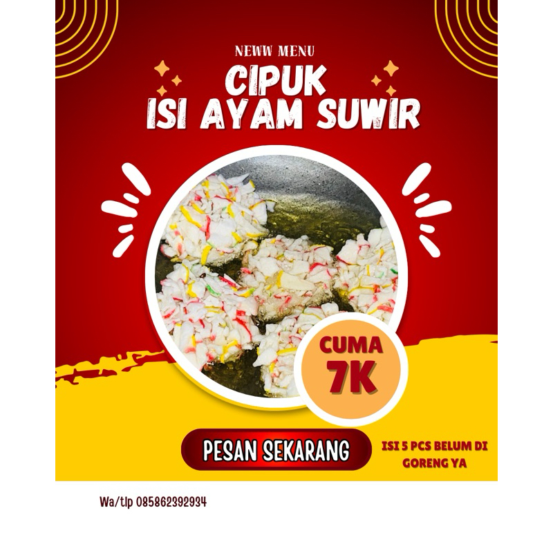 Jual cipuk isi ayam suwir | Shopee Indonesia