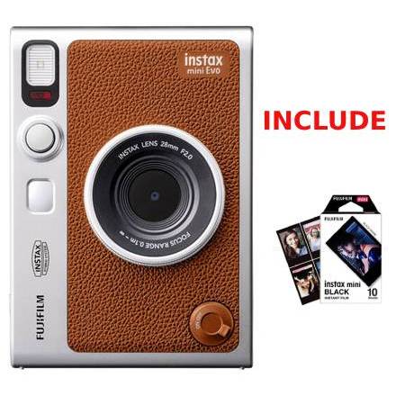 Jual Fujifilm Mini EVO Black With Paper Black | Shopee Indonesia