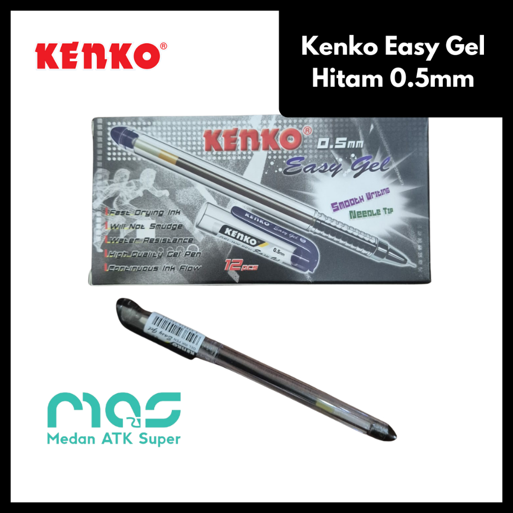 Jual [LUSIN] KENKO GEL [Medan ATK SUPER] PULPEN GEL/PEN JEL/EASY GEL 0 ...