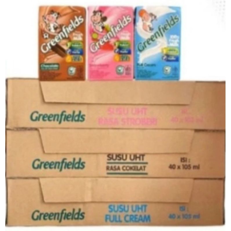Jual Susu Greenfields UHT box (40pcs x 105ml) | Shopee Indonesia