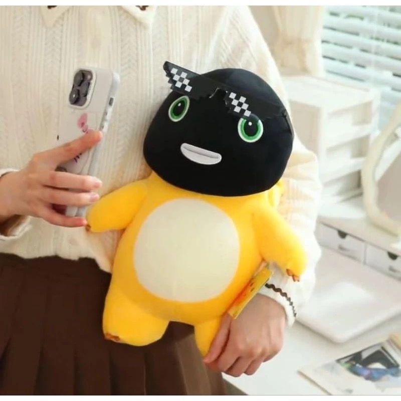 Jual Mainan Boneka Dino Nailong Black Head Nailong Kepala Hitam ...