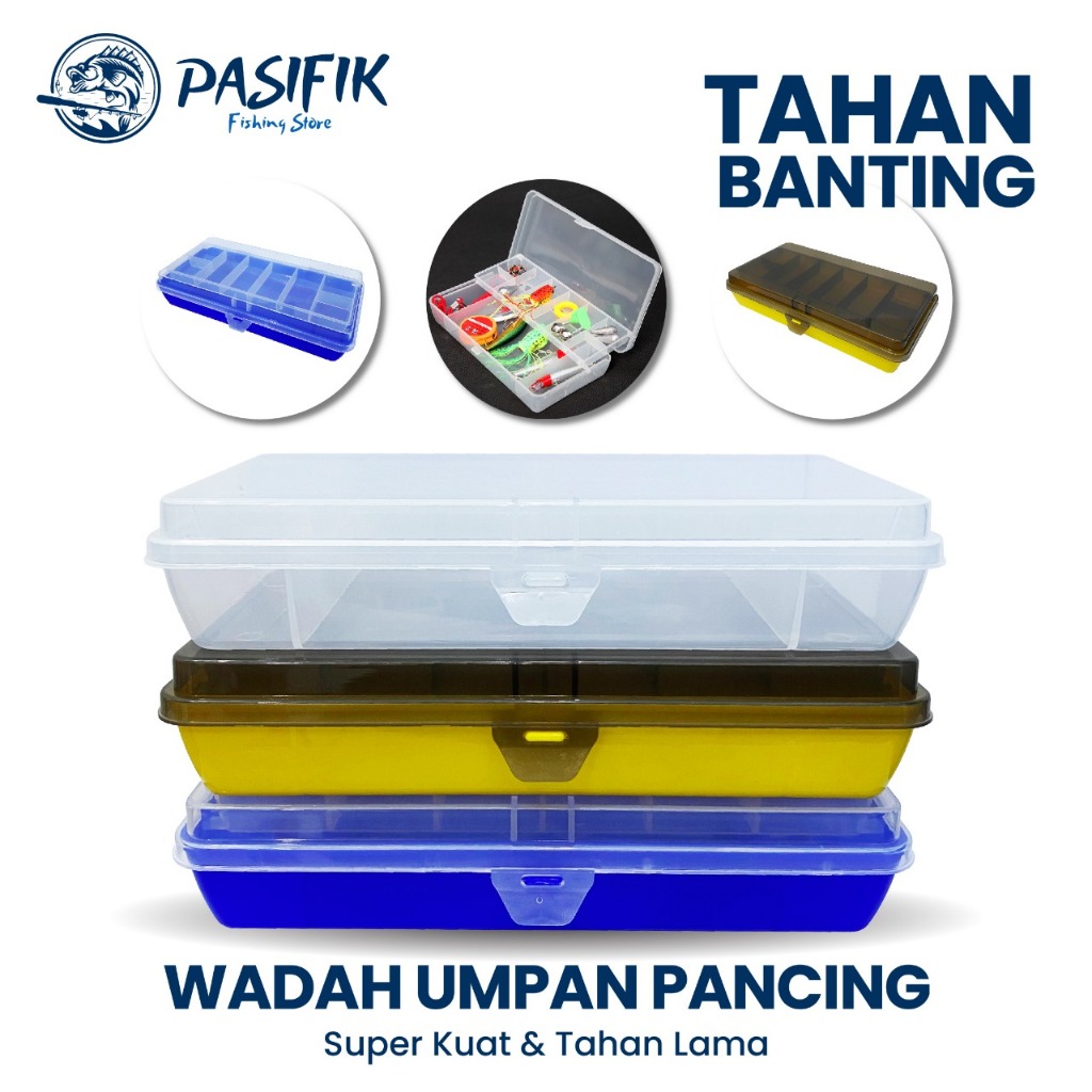 Jual New Stock Kotak Umpan Pancing 2 Tingkat Tahan Air Multiple Specifications Lure Box Kotak ...
