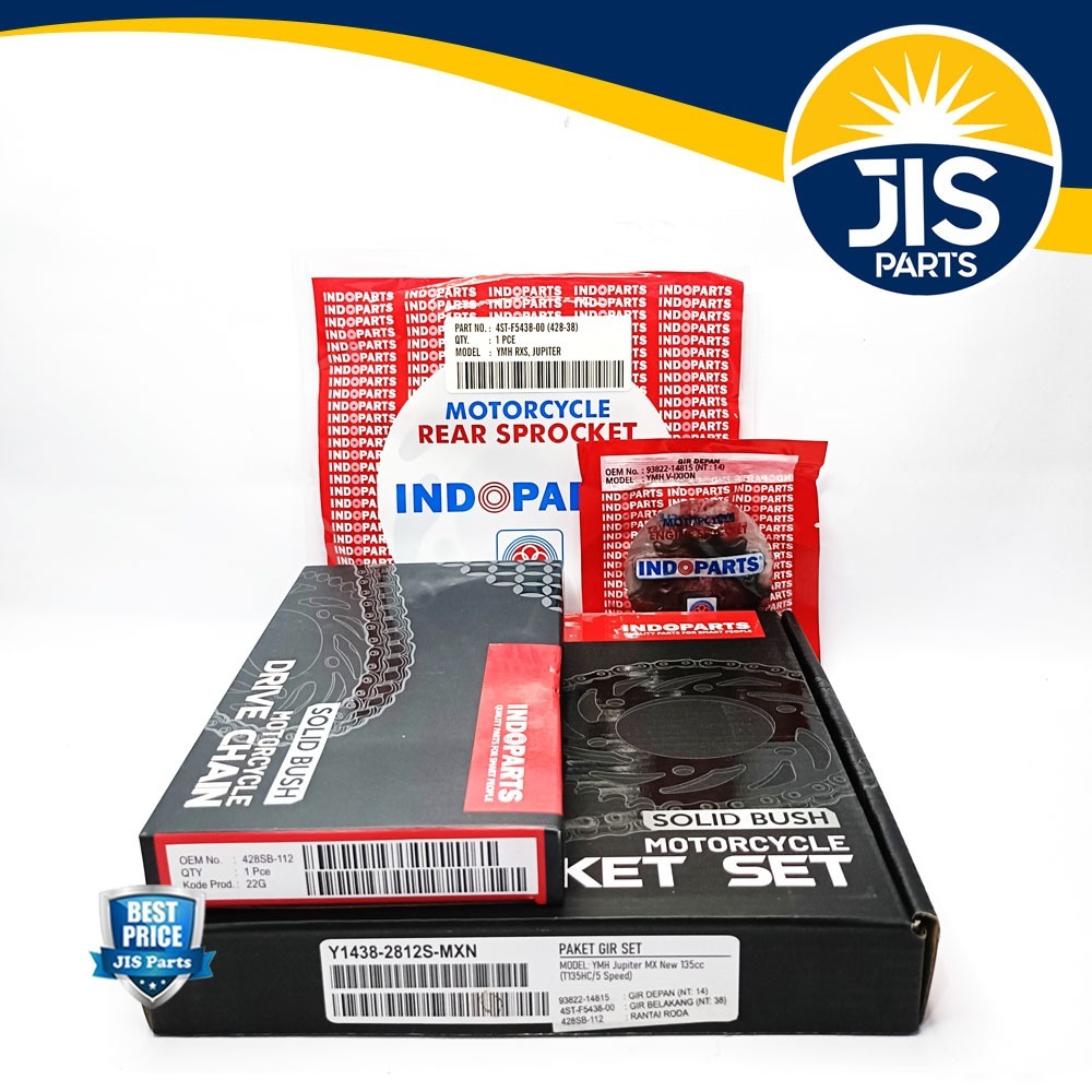 Jual GIRSET GEARSET GIR SET PAKET JUPITER MX NEW INDOPARTS | Shopee ...