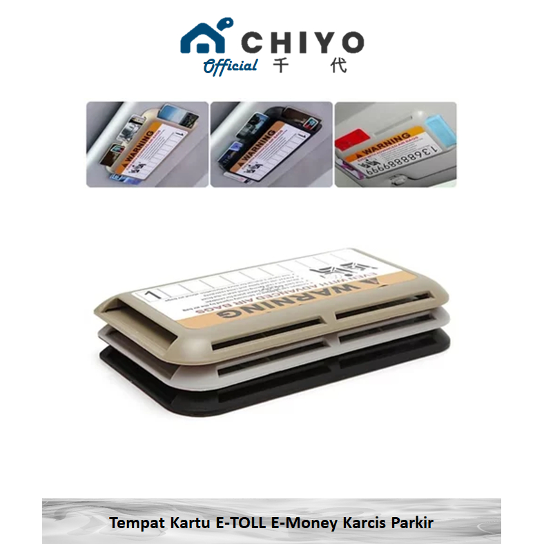 Jual CHIYO Living - Tempat Kartu E-TOLL E-Money Karcis Parkir ATM Card ...