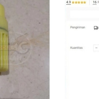 Jual TUSEN FOOT KLEP PVC 3/4" JUMBO / FOOT VALVE / KLEP POMPA AIR ...