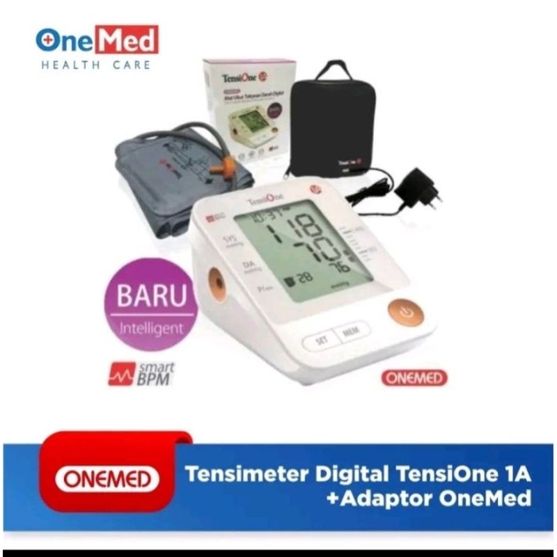 Jual Tensimeter Digital TensiOne 1A + Adaptor OneMed set / Tensimeter ...