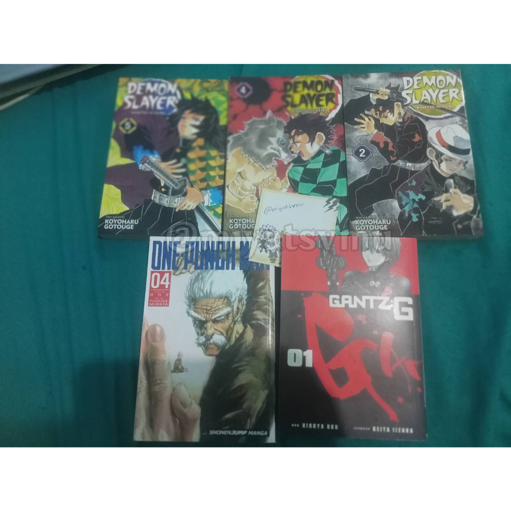 Jual Komik Demon Slayer Vol 2, 4, 5; Komik Gantz:G Vol 1; Komik One ...