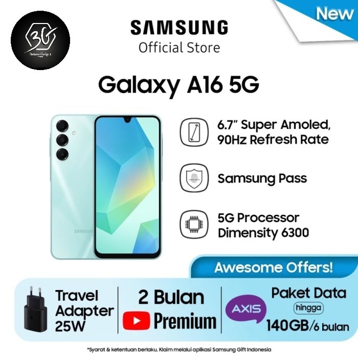 Jual Samsung Galaxy A16 5G | 8/256GB | GARANSI RESMI | BATAM | Shopee ...
