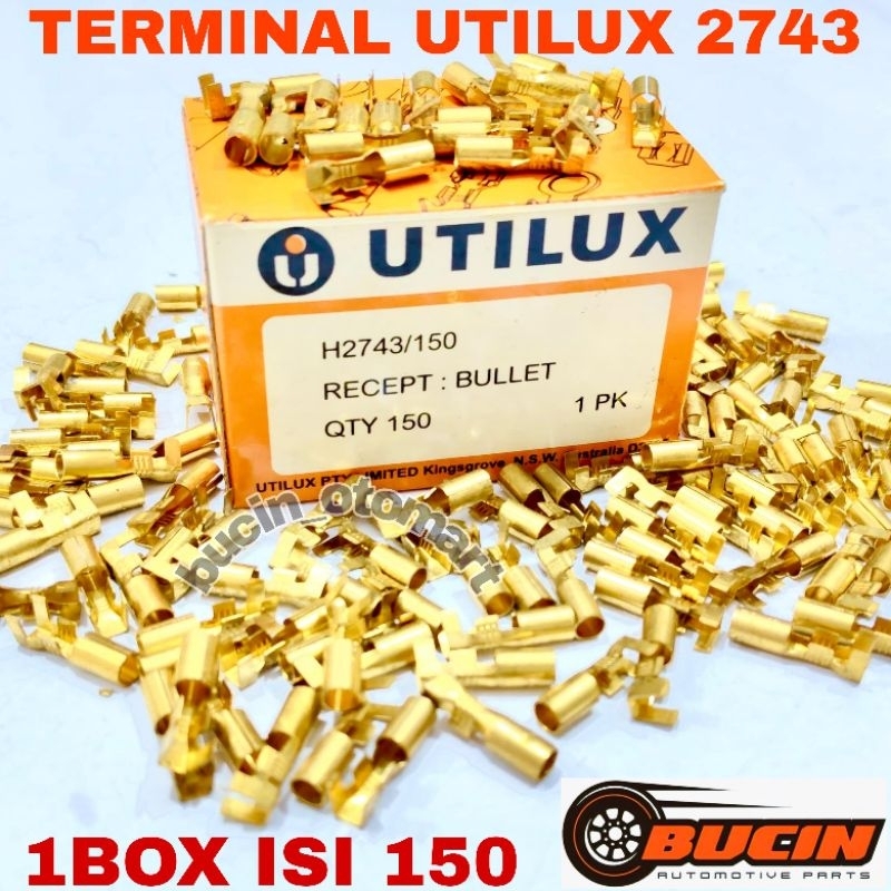 Jual Terminal / Skun Utilux H-2743 Harga untuk 1 Box (isi 150) | Shopee ...