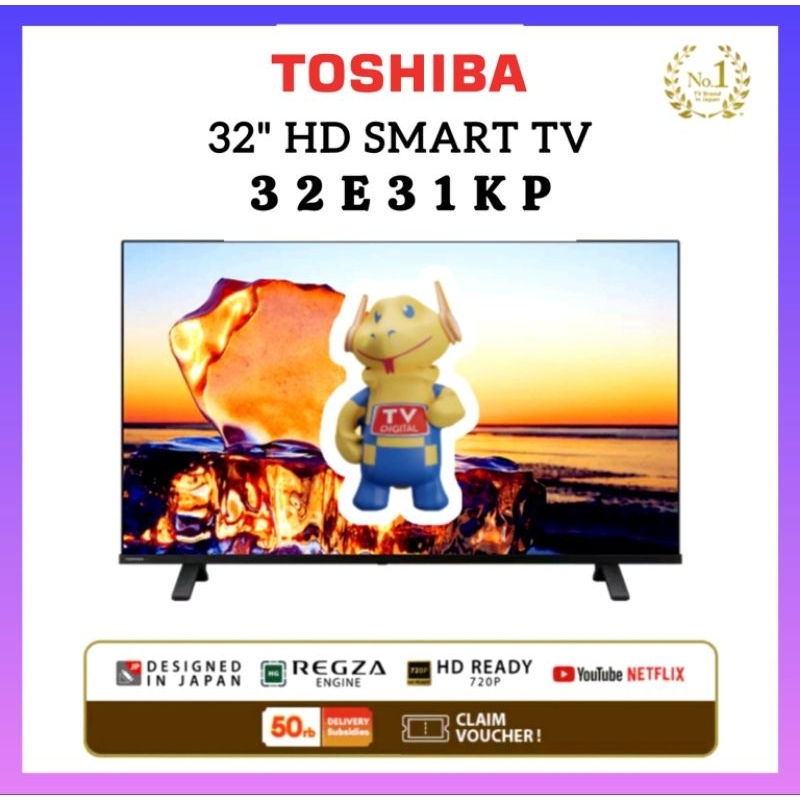 Jual Toshiba Smart TV HD 32" - Netflix Wifi Dolby Audio Garansi Resmi | Shopee Indonesia
