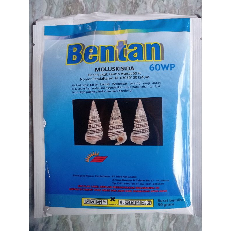 Jual BENTAN 60 WP ISI 50 GR PEMBASMI KEONG SIPUT | Shopee Indonesia