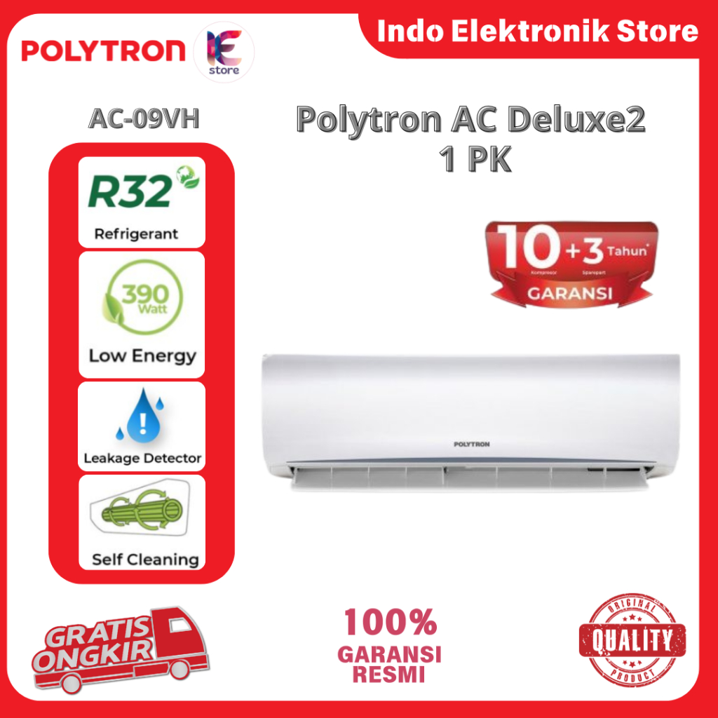 Jual Polytron AC-09VH R32 Refrigerant 1PK | Shopee Indonesia