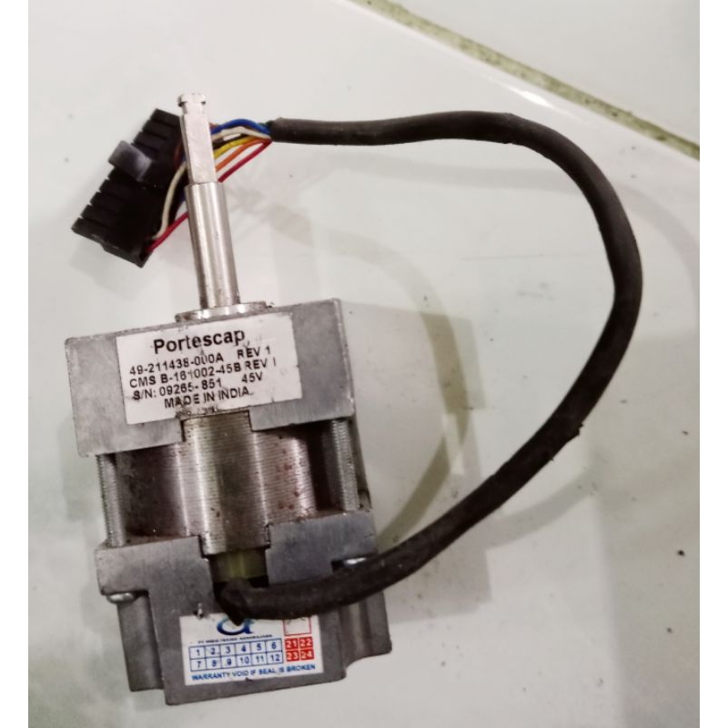 Jual motor stepper cmc portescap electric encoder B -161002- 45B -8wire ...