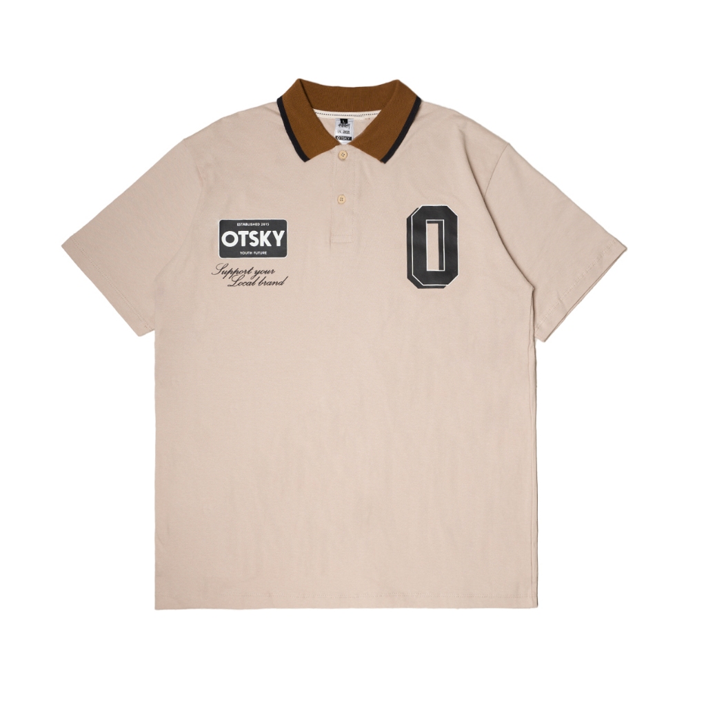 Jual Otsky Polo Shirt Pria Oversize Logo Zero X PK005 2(U4) | Shopee ...