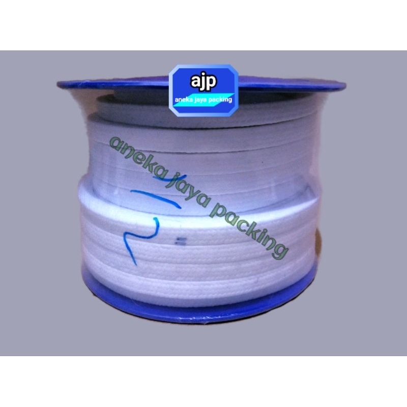 Jual gland packing 12mm (1/2 inch) remes packing ptfe pure teflon ...