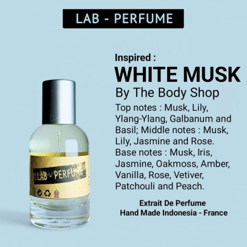 Jual Lab - Perfume Inspired By White Musk The Body Shop parfume unisex ...