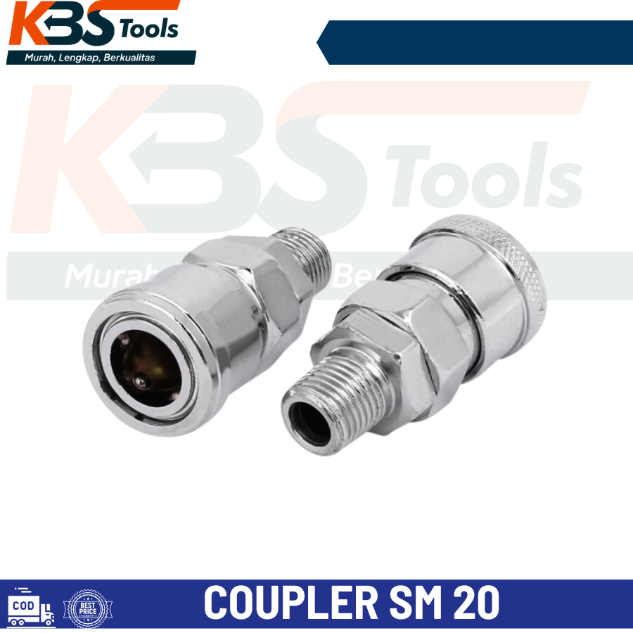 Jual Quick Coupler SM 20 / Connector Compressor / Sambungan Selang ...