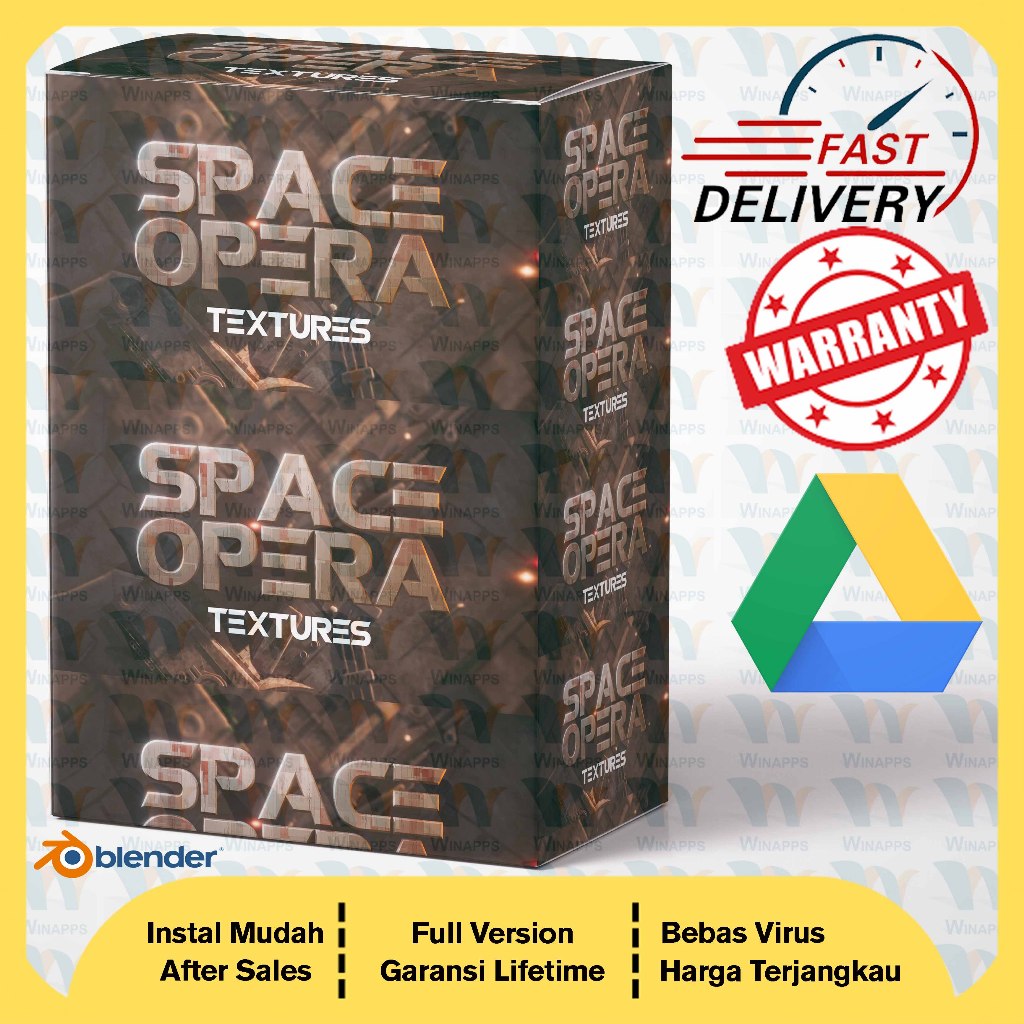Jual Space Opera Textures | Best Sci-Fi Materials for Blender | Shopee Indonesia