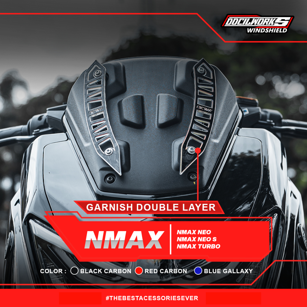 Jual Docilworks - Garnish Bracket DOUBLE LAYER untuk windshield visor ...