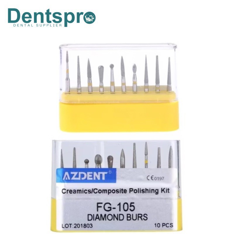 Jual AZDENT Finishing Bur Superfine / Polishing Bur Set | Shopee Indonesia