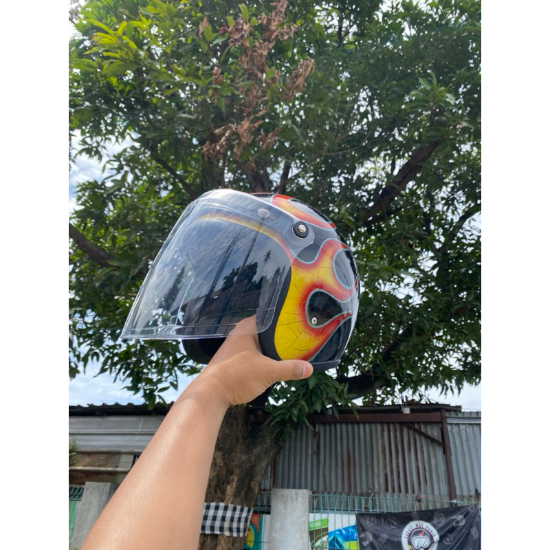 Jual Helm Bogo Custom (Tanpa kaca) | Shopee Indonesia