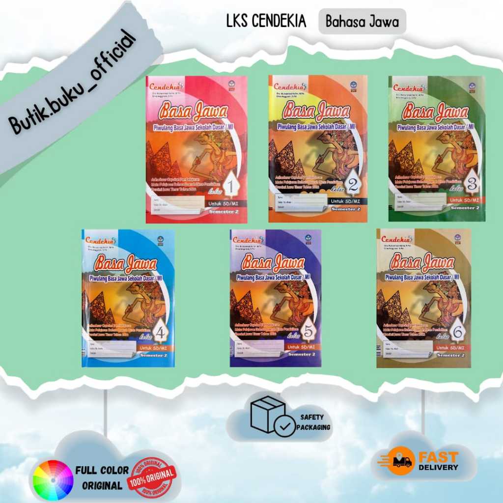 Jual BUKU LKS BAHASA JAWA KELAS 1,2,3,4,5,6 CENDEKIA KURIKULUM MERDEKA SD/MI | Shopee Indonesia