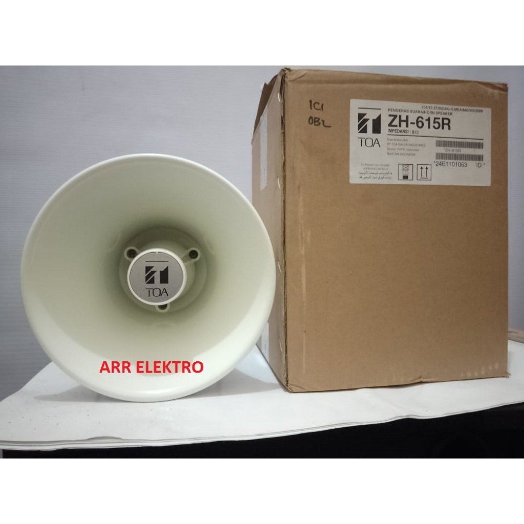 Jual HORN SPEAKER TOA ZH-615R 15 WATT CORONG TOA 15 WATT ZH615R ORIGINAL | Shopee Indonesia