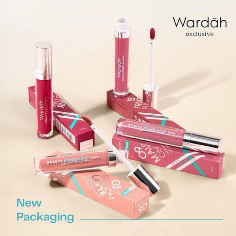 Jual Wardah Exclusive Matte Lip Cream - New Package | Shopee Indonesia