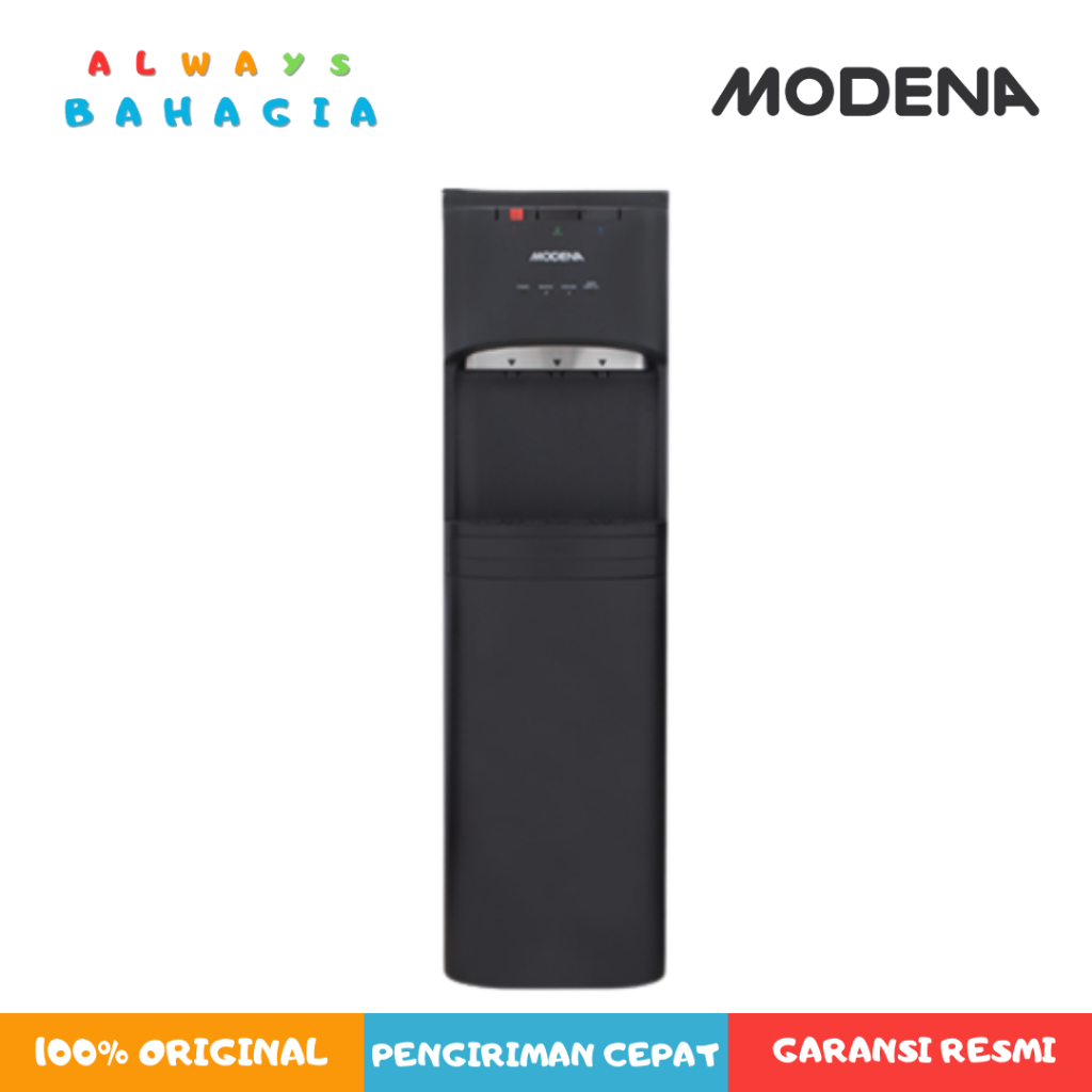 Jual MODENA DD 7302 L dispenser galon bawah low watt warna hitam ...