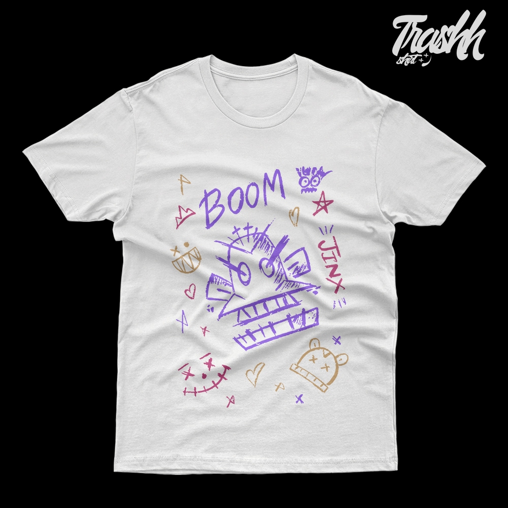 Jual Kaos Arcane Jinx Sign Logo | Shopee Indonesia