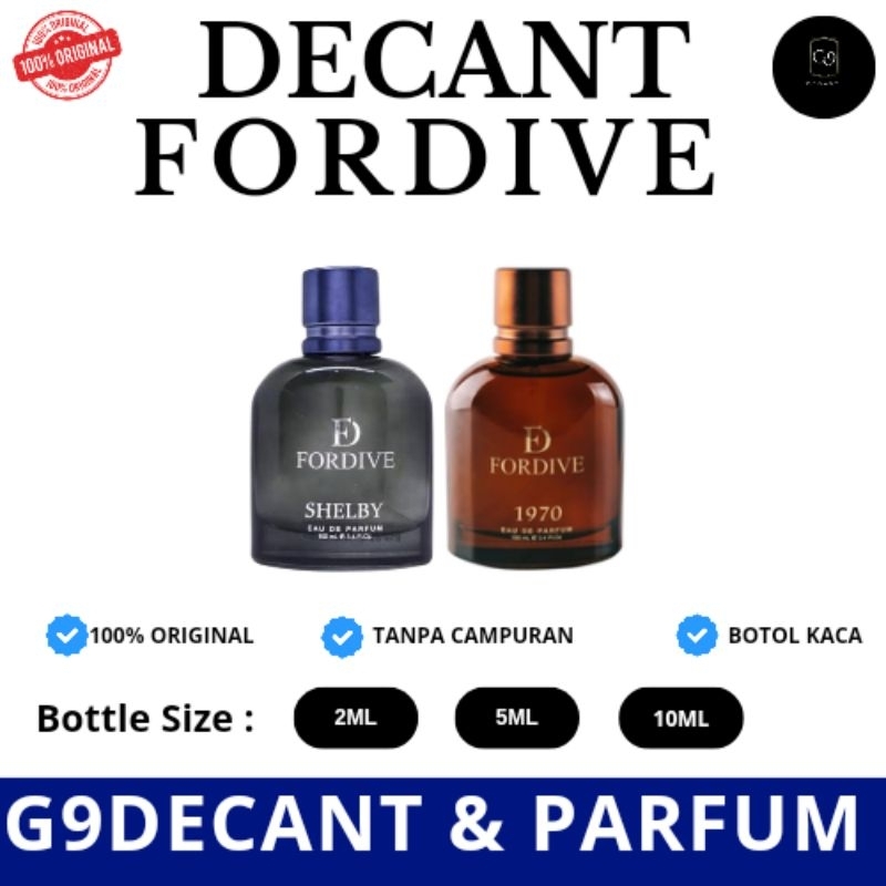 Jual FORDIVE Decant (Share in Jar) -Travel Size FORDIVE SHELBY | 1970 ...