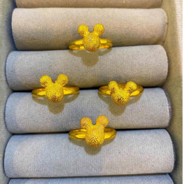 Jual cincin mickey bahan crum premium perhiasan wanita cantik awet dan ...