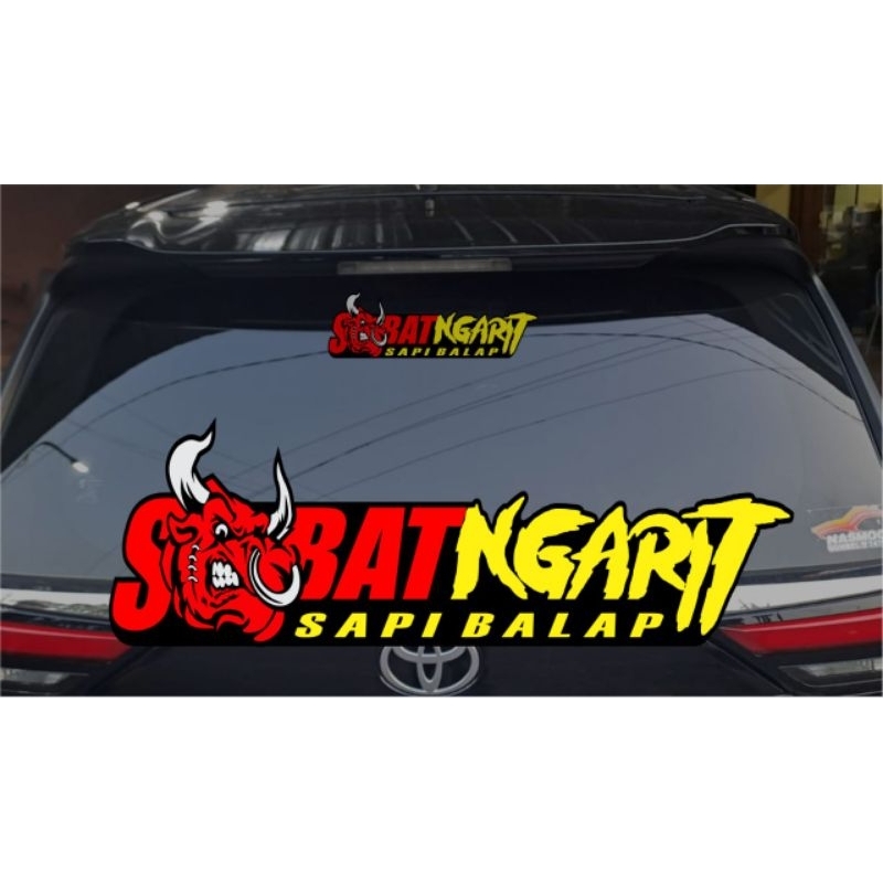 Jual Sticker Cutting SOBAT NGARIT SAPI BALAP Macam Macam Ukuran ...