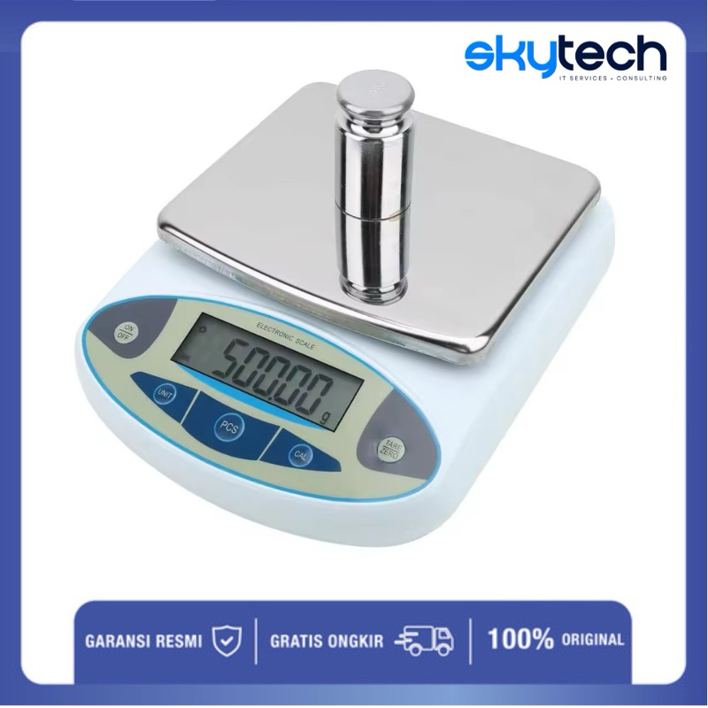 Jual Timbangan 0.001g Max 500g Digital Lab Scale 1mg 0.001 Gram Miligram | Shopee Indonesia