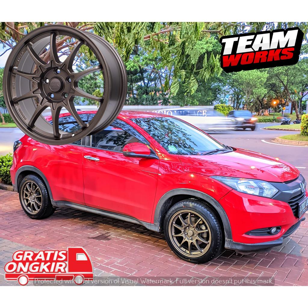 Jual VELG RACING MODEL CE28 RING 18 HSR BOROKO SRD BRONZE MOBIL BRV HRV ...