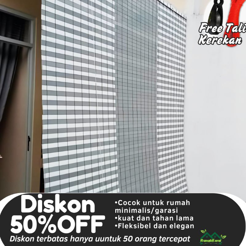 Jual Kerey Kayu PVC Outdoor Kombinasi 3 Warna Ukuran 250cm×200cm ...