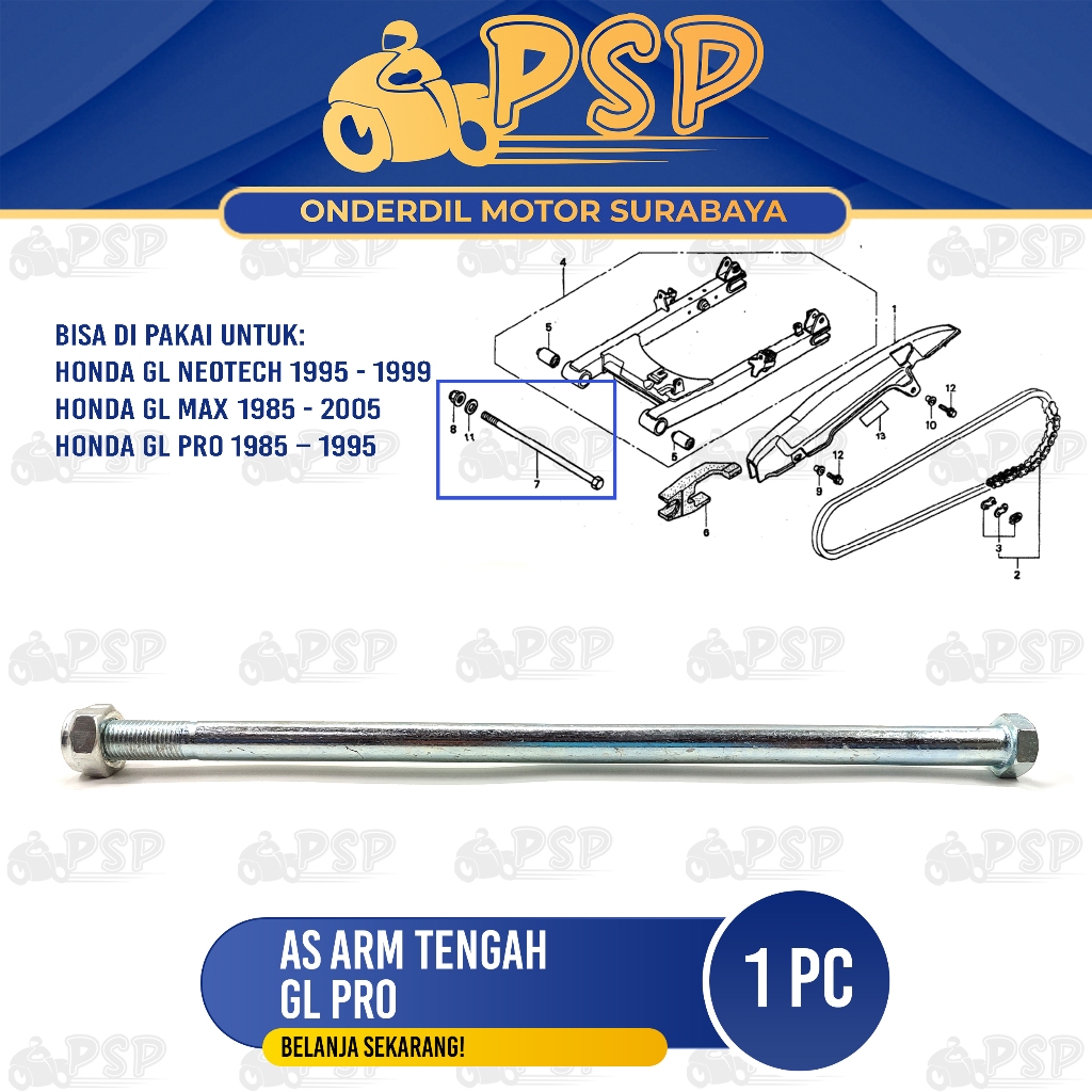 Jual As Arm / Tengah GL Pro - As Swing Arem Fork Forek Garpu Tengah ...