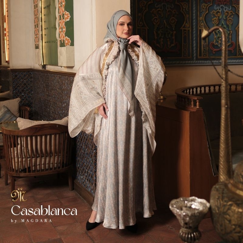 Jual Casablanca Dress Outer with Scraf | Moroccan Glow Edition by ...