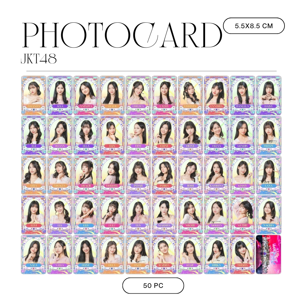 Jual PHOTOCARD JKT48 WONDERLAND (HARGA 50 PCS + LAMINASI 2 SISI) ALL JPOP CARDS IDOL UNOFFICIAL ...