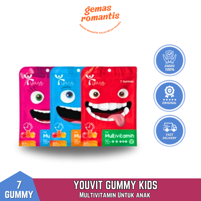 Jual Youvit Kids Gummy 1 Sachet Multivitamin Anak | Shopee Indonesia