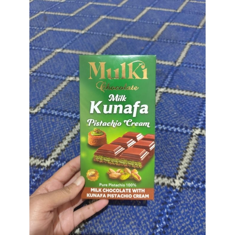 Jual Mulki Chocolate milk Kunafa pistachio-coklat Dubai Egypt | Shopee ...