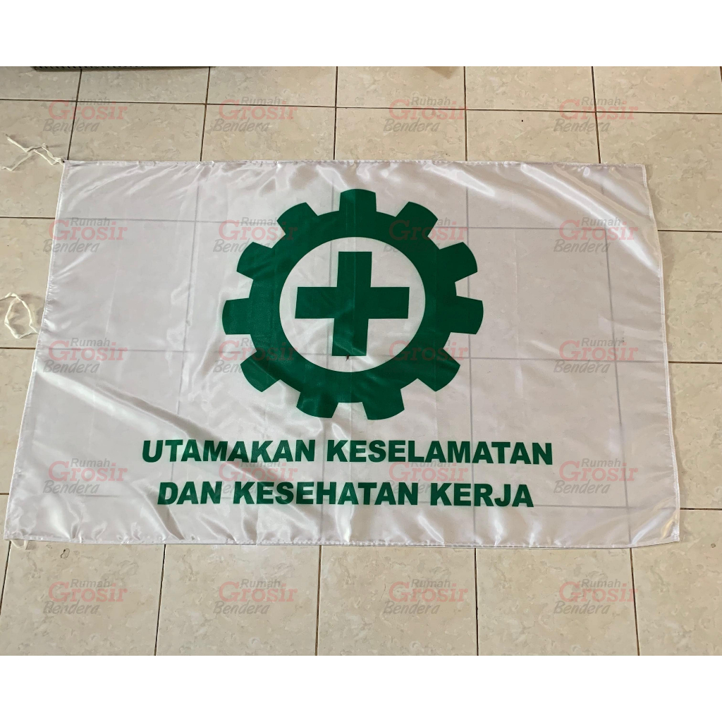 Jual Bendera Standart Depnaker Bendera Safety - kesehatan keselamatan ...