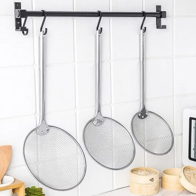 Jual Serokan / Penyerok Gorengan Serok Jaring Bentuk Bukat Stainless ...