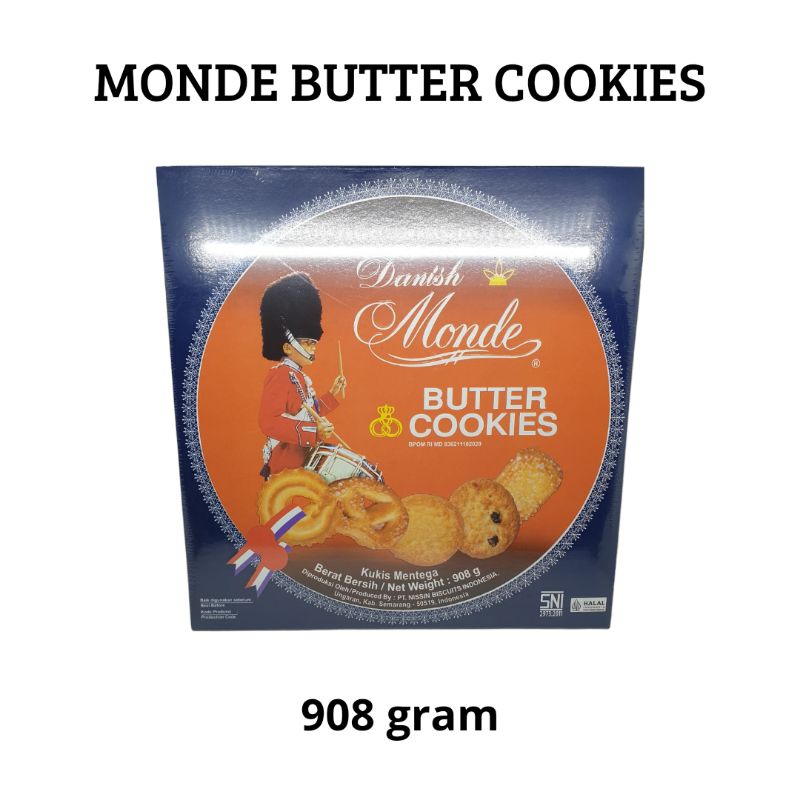 Jual Monde Butter Cookies 908 Gram | Shopee Indonesia