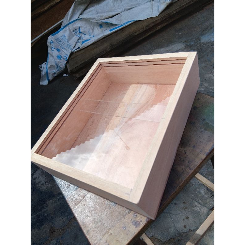 Jual box akrilik/kotak/custom box/ box akrilik tutup geser/box donat ...
