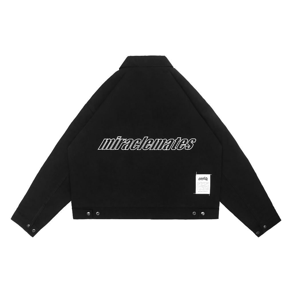 Jual Miracle Mates - Saints Black Boxy Work Jacket | Shopee Indonesia