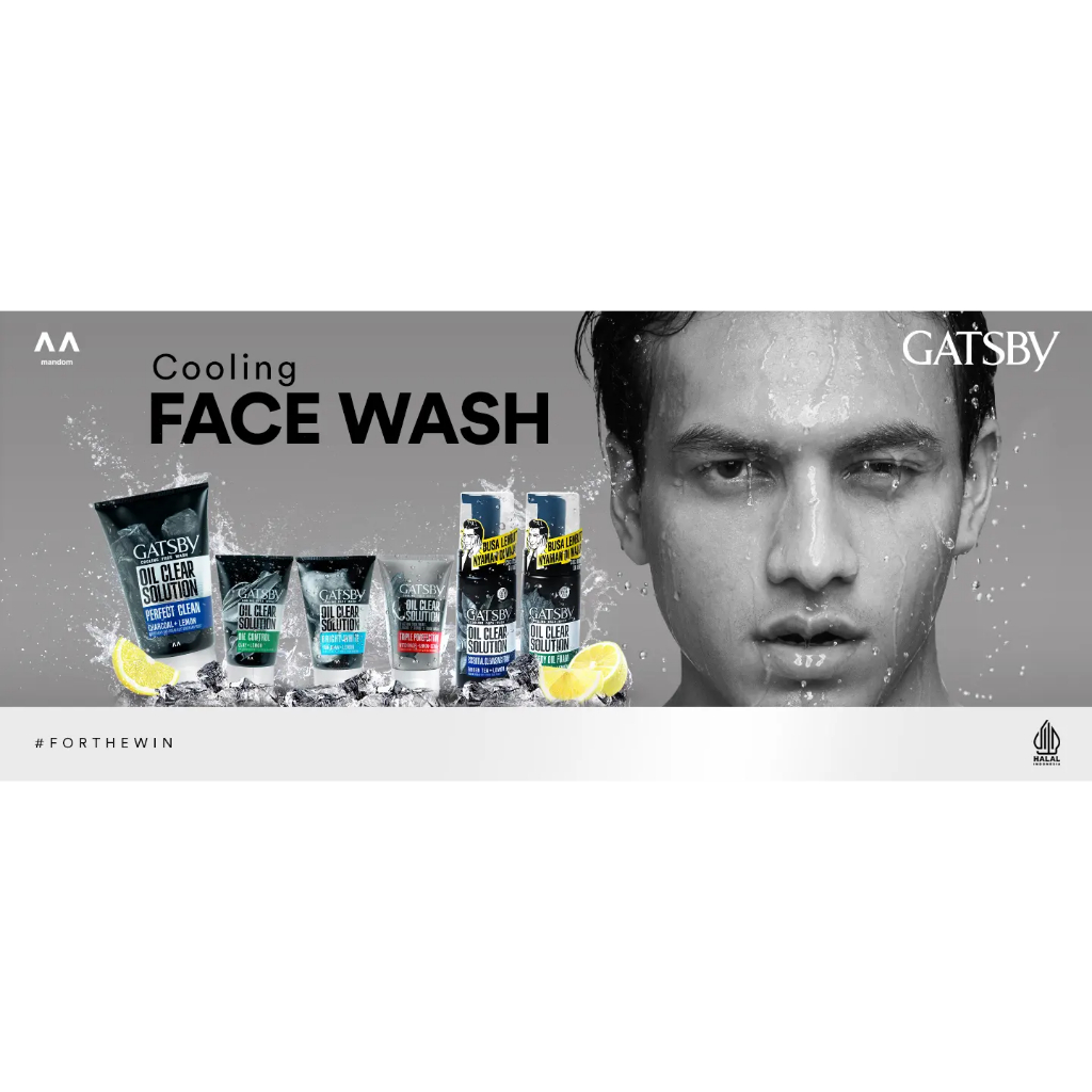 Jual GATSBY Cooling Face Wash 100ml | Shopee Indonesia