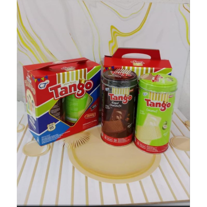 Jual Wafer Tango Double isi 2 Kaleng 100gr | Shopee Indonesia